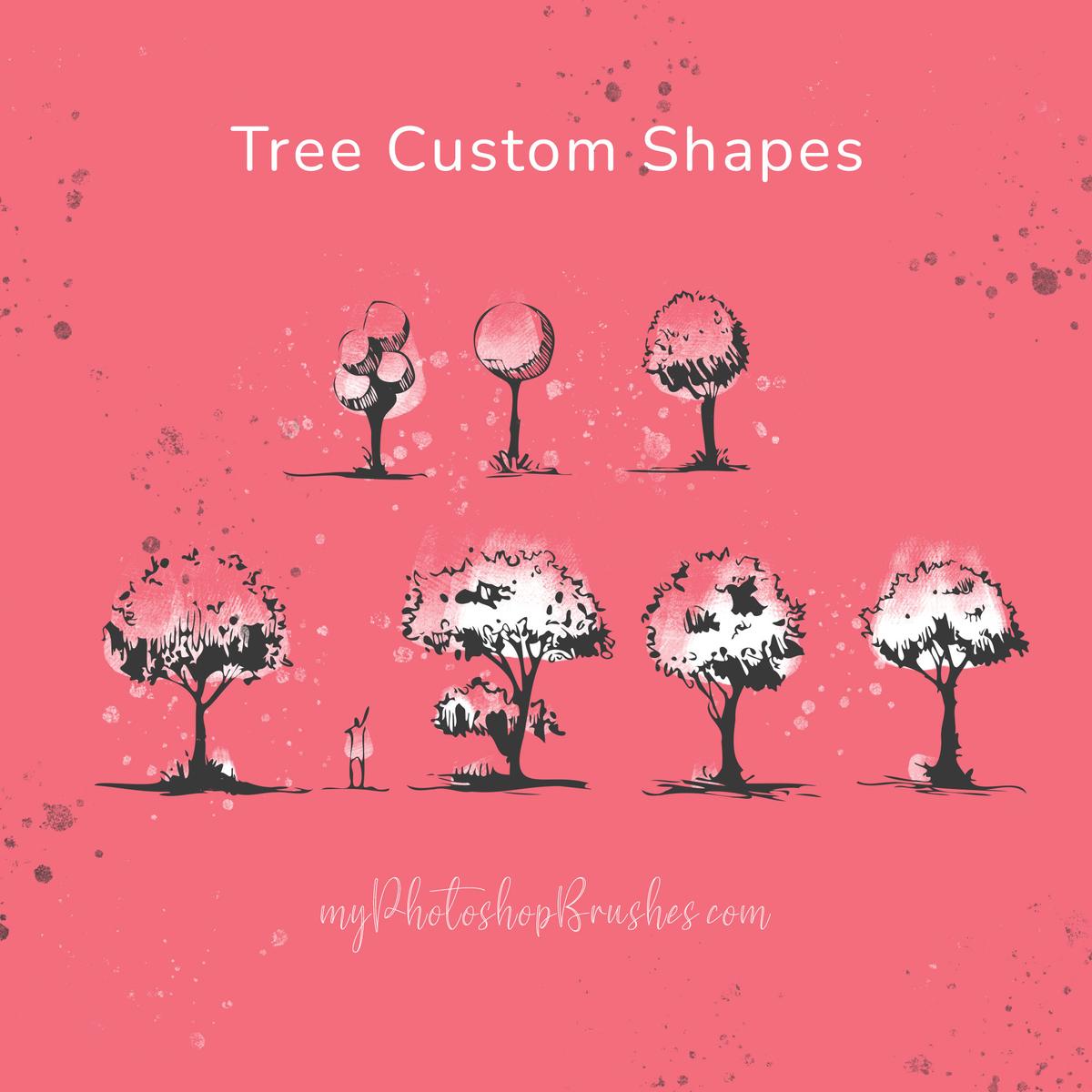 Tree Shapes for Architecture - Free Custom-shapes Download | MPB