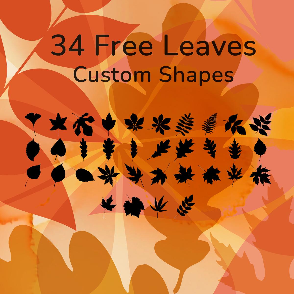 Leaves Free Brushes for Photoshop - Free ABR Download | MPB