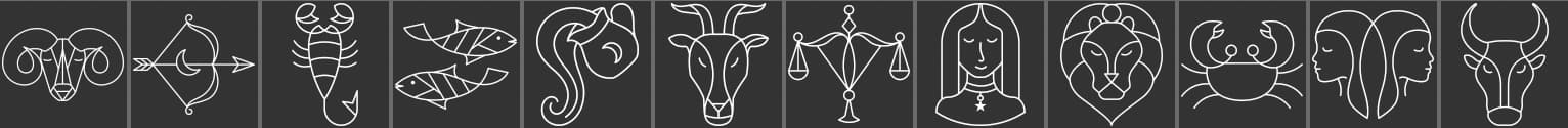 Zodiac Signs Custom Shapes - Free CSH Download | MPB
