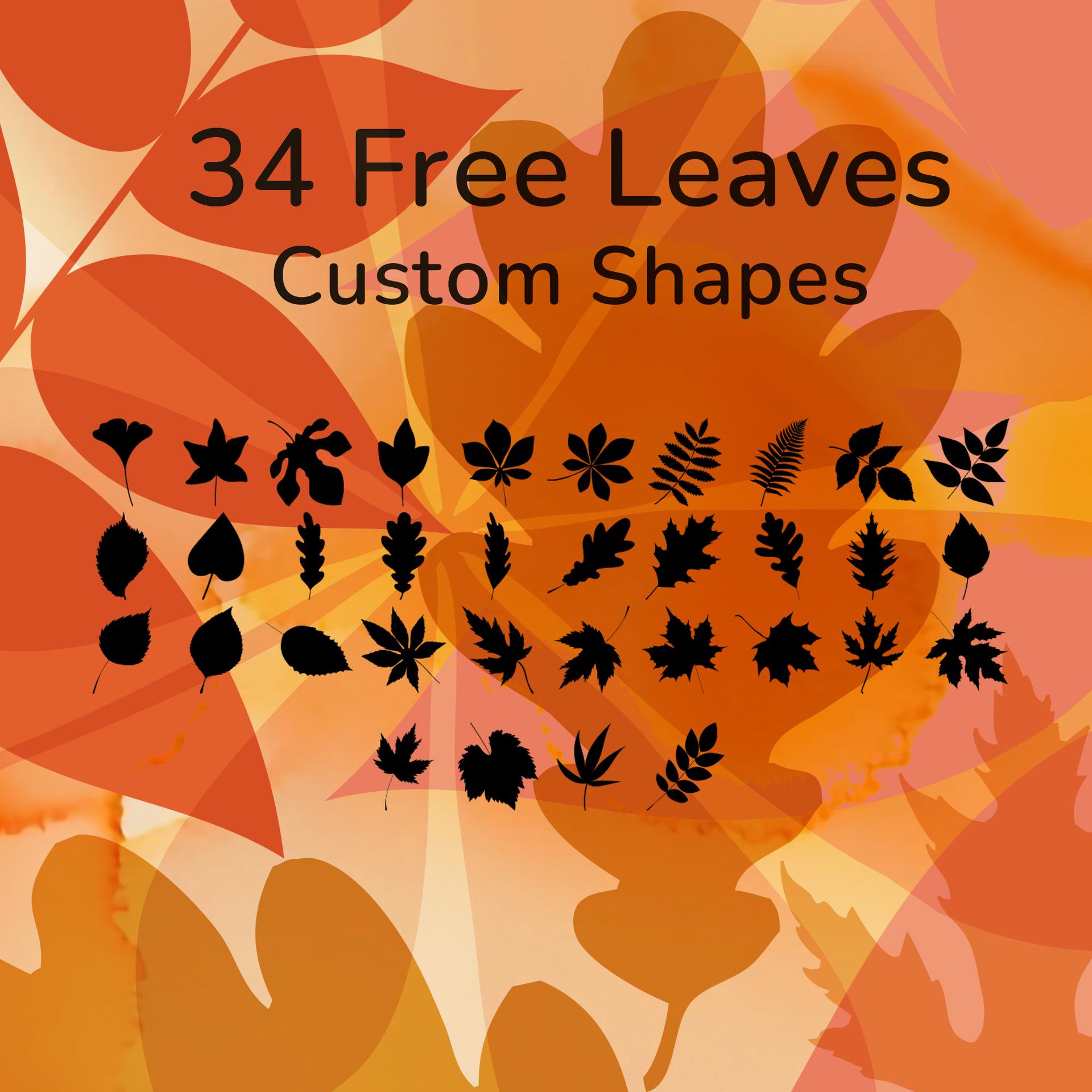 Leaves Free Brushes for Photoshop - Free ABR Download | MPB