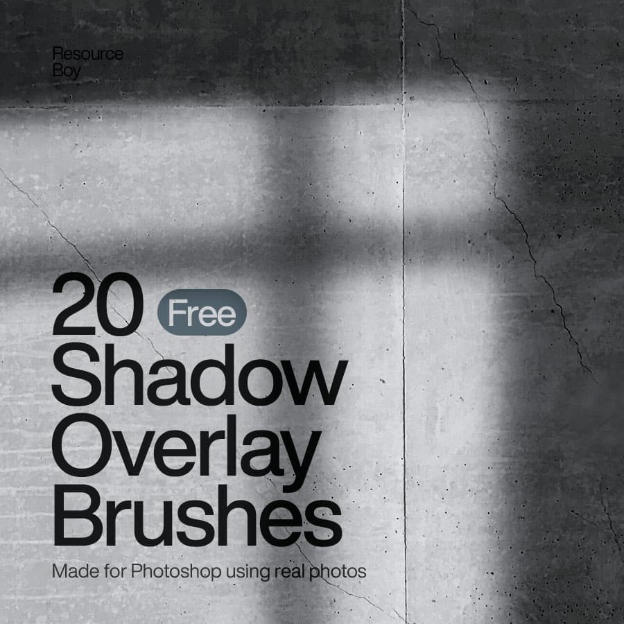 20 Shadow Overlay Photoshop Brushes - Free ABR Download | MPB