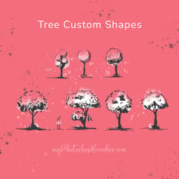 Tree Shapes for Architecture - Free Custom-shapes Download | MPB