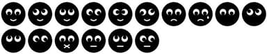 Emoticons Photoshop Custom Shapes - Free Custom-shapes Download | MPB