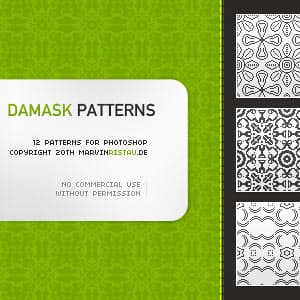 Damask Patterns - Free PAT Download | MPB