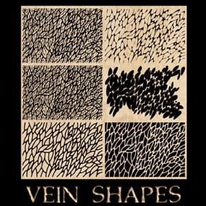 Photoshop shapes: veins - Free Custom-shapes Download | MyPhotoshopBrushes