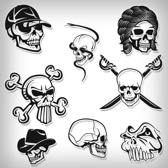 Skull Brushes - Free ABR Download | MPB