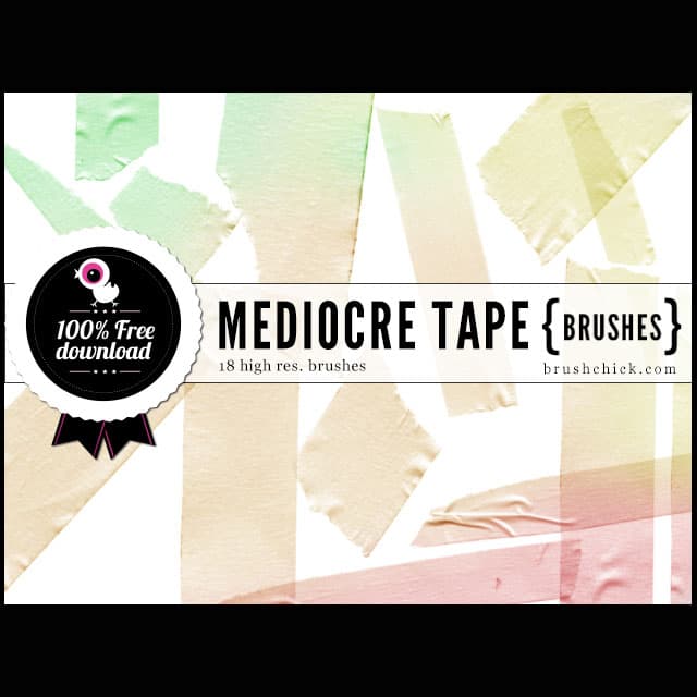 Mediocre Tape Brushes Pt. 1 - Free ABR Download | MPB