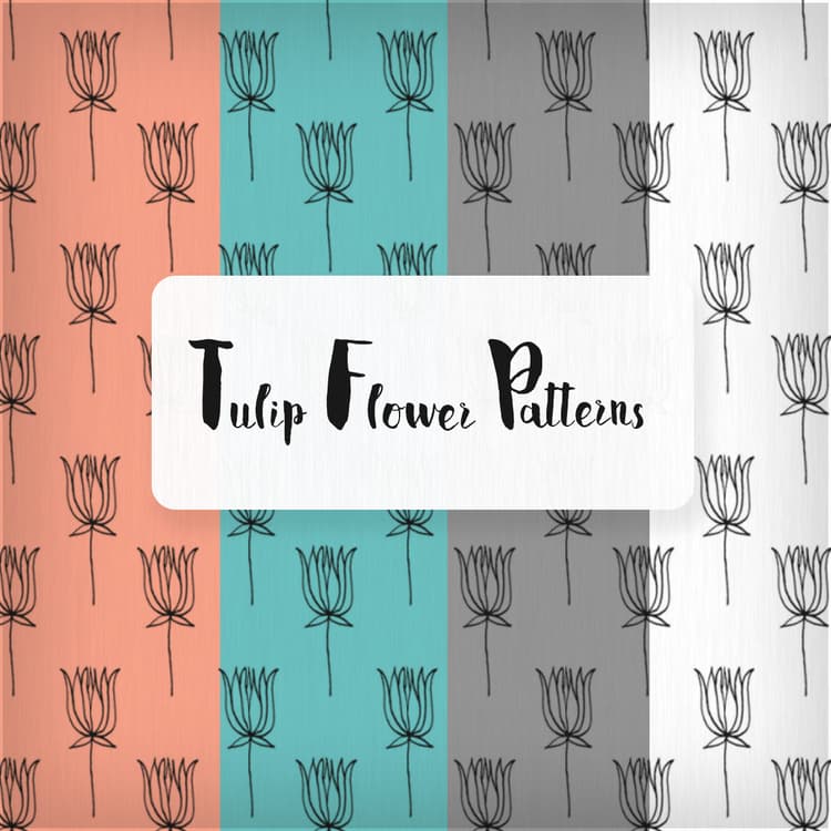 Tulip Flower Patterns - Free PAT Download | MPB