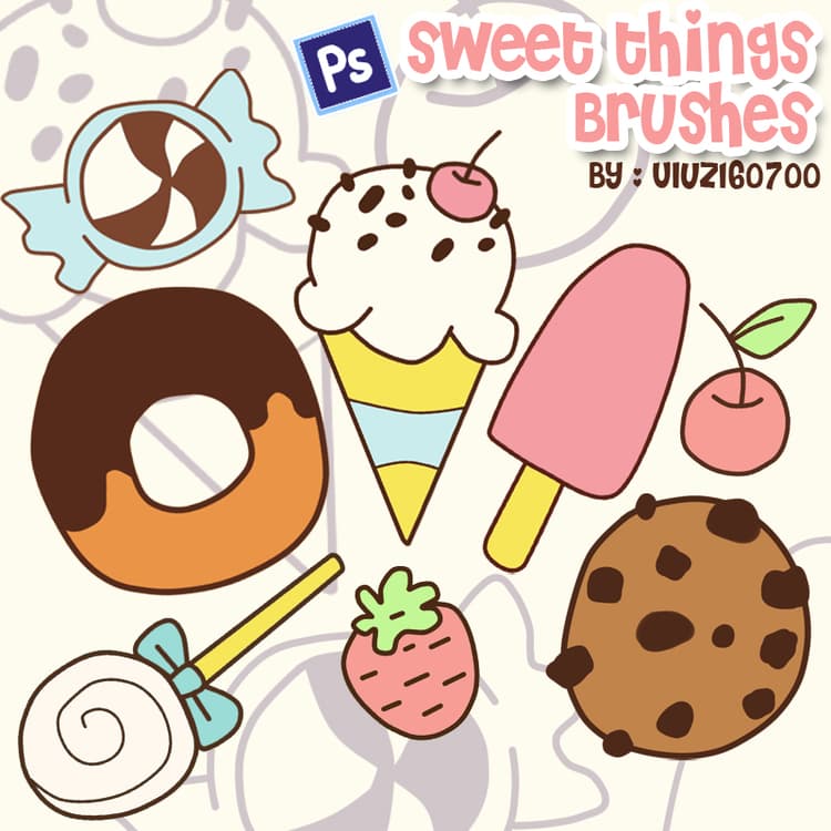 Sweet Things - Free Brushes Download | MPB
