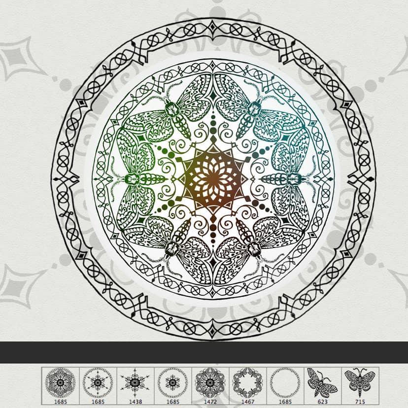 Mandala Brushes - Free ABR Download | MPB