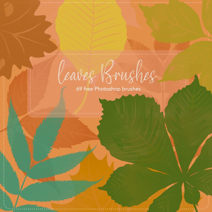 Leaves Free Brushes for Photoshop - Free ABR Download | MPB