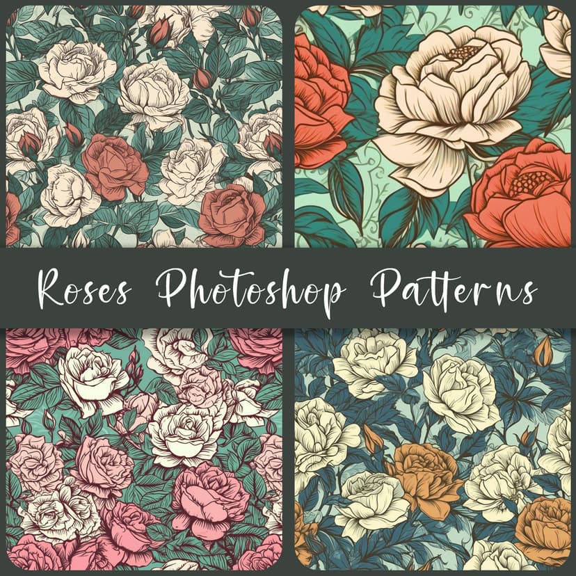 Free Roses Patterns - Free PAT Download | MPB