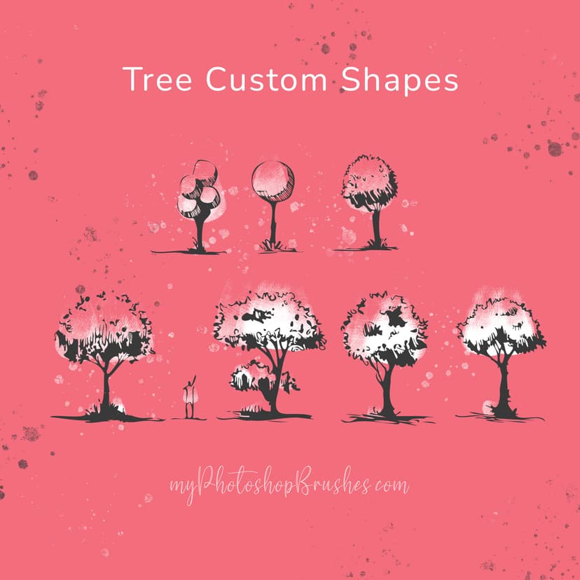 Tree Shapes for Architecture - Free Custom-shapes Download | MPB