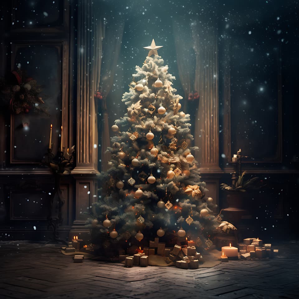 Enchanted Christmas Tree - Free JPG Download | MyPhotoshopBrushes
